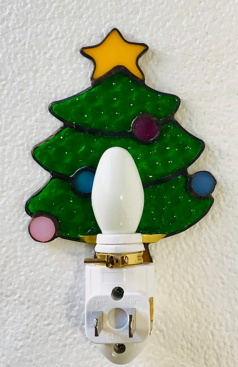 Christmas Tree Nightlight With Switch Control and Bulb - Etsy