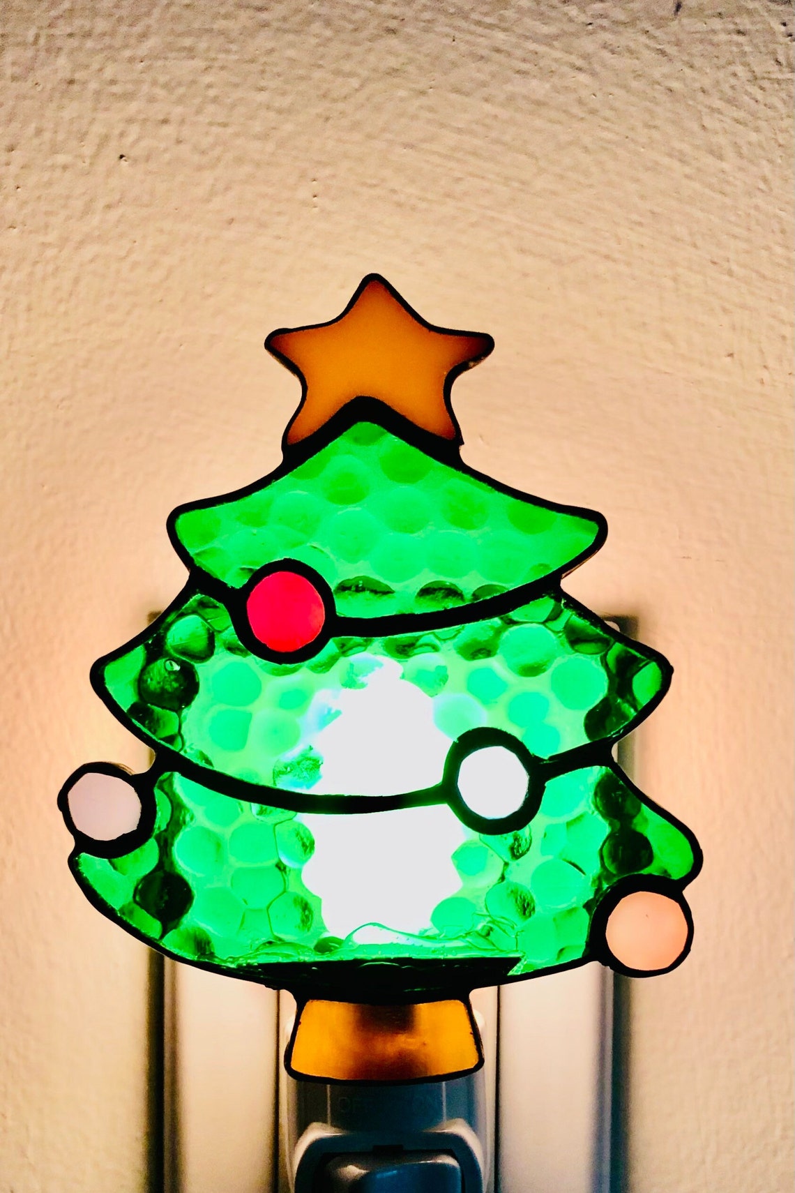 Christmas Tree Nightlight With Switch Control and Bulb - Etsy