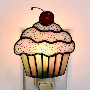 Cupcake With Switch Control and Bulb - Etsy