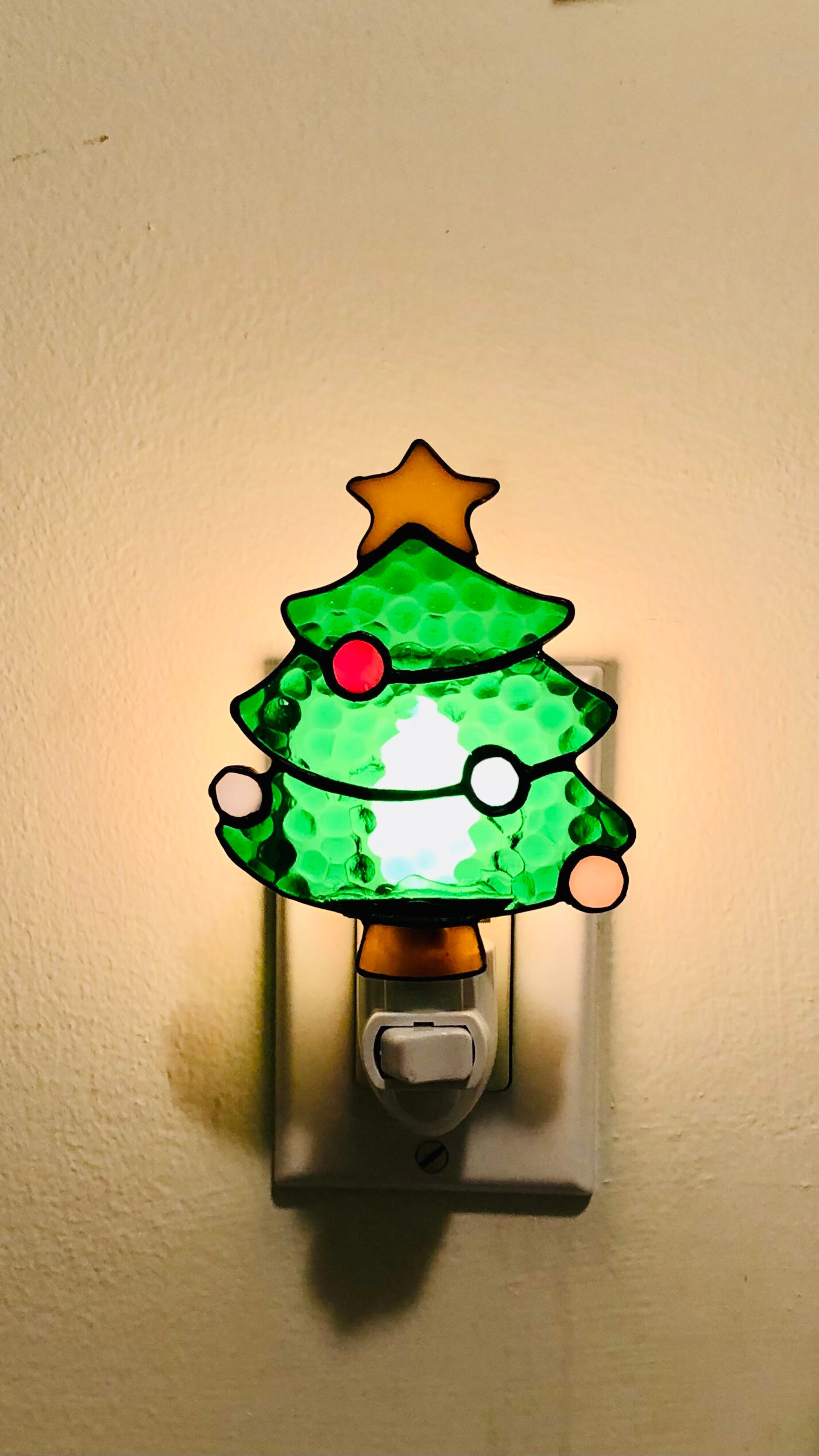 Christmas Tree Nightlight With Switch Control and Bulb - Etsy