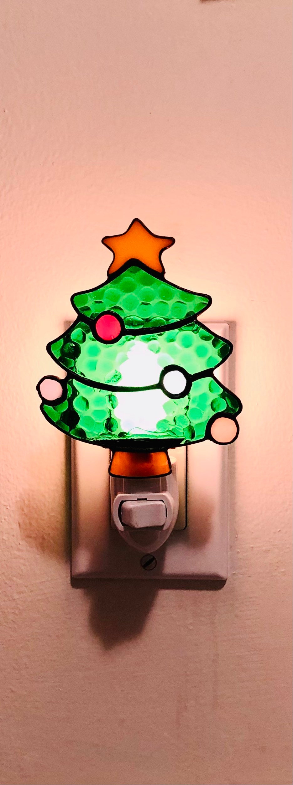 Christmas Tree Nightlight With Switch Control and Bulb - Etsy