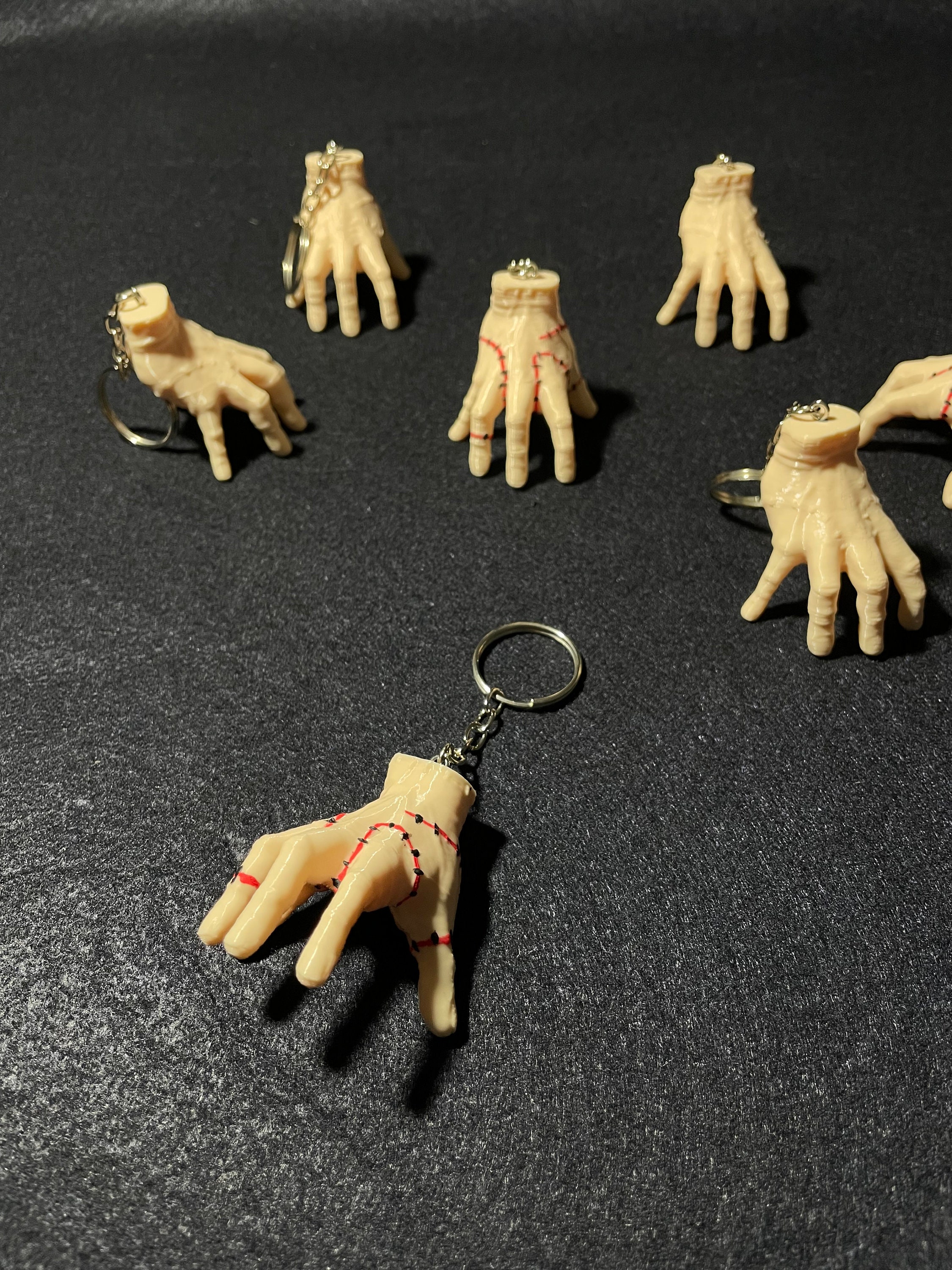 Wednesday Addams Thing Hand Keychain , Wednesday Thing Keychain ...