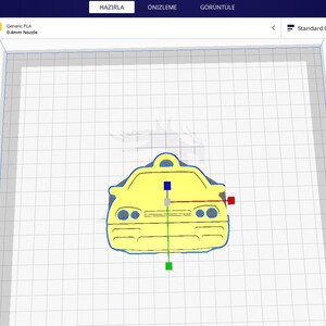 STL / STEP/SOLİDWORKS File Vw Golf Mk3 Gti Keychain,car Keychain , Vw ...