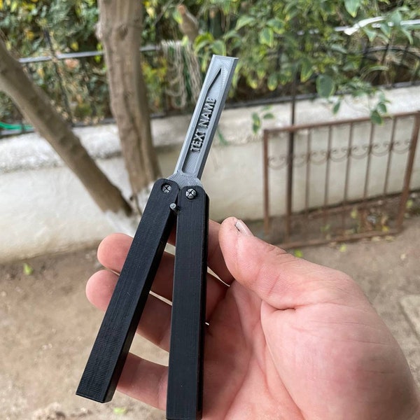 Plastic Butterfly Knife - Etsy