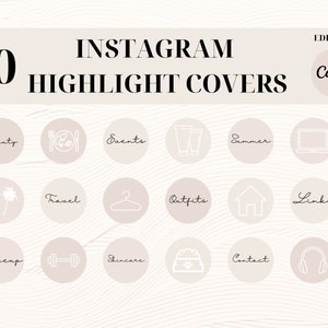 Modern/minimalist Instagram Highlight Covers Highlight Icons Instagram ...