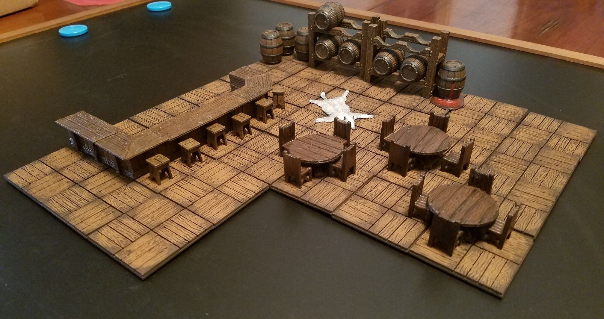 Tavern Set DND D&D Scatter Terrain Hand Painted - Etsy
