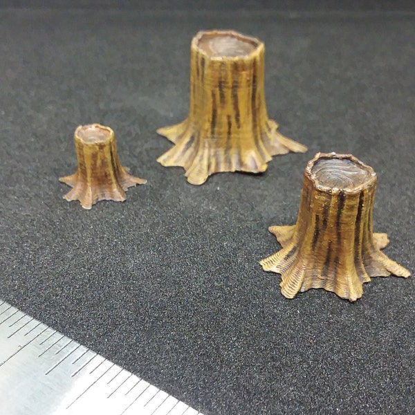 Painted Stump Table - Etsy