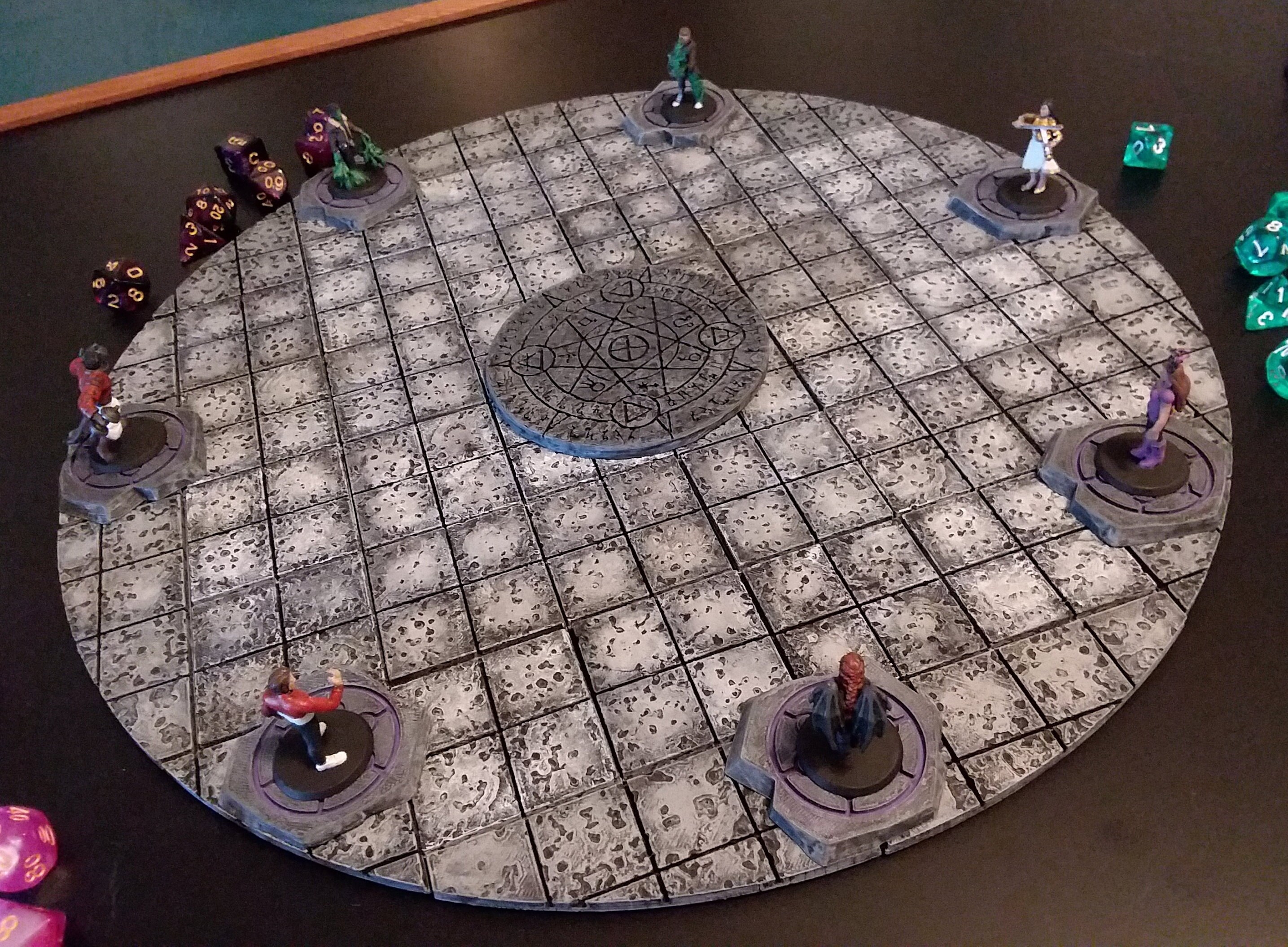 Stone Plinth DND D&D Scatter Terrain Hand Painted - Etsy