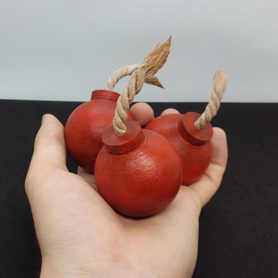 Prop Cherry Bomb, Bomb, 3d-printed Cosplay Prop, General All-round Safe ...