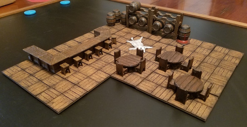 BARREL Shelf DND D&D Scatter Terrain Hand Painted - Etsy