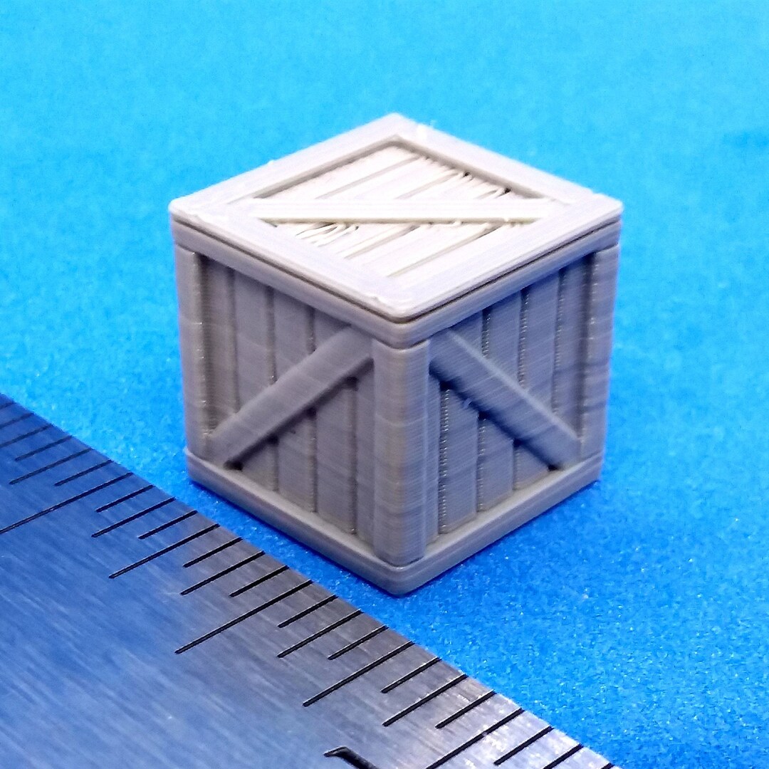 CRATE, DND, D&D, Scatter Terrain, Unpainted, Miniature, Tavern, Terrain ...