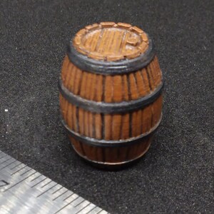 Barrel Shelf, DND, D&D, Scatter Terrain, Hand Painted, Miniature ...