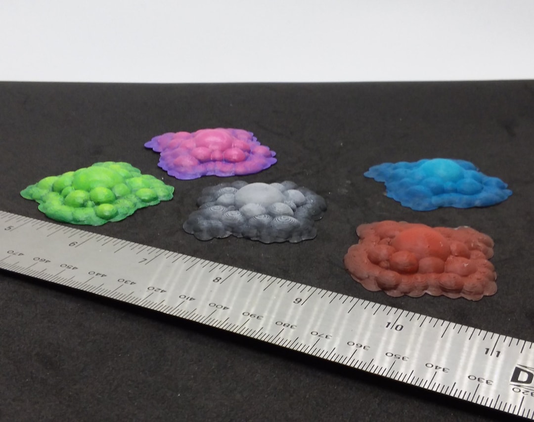 Acid, DND, D&D, Scatter Terrain, Spill, Bubbles, Hand Painted ...