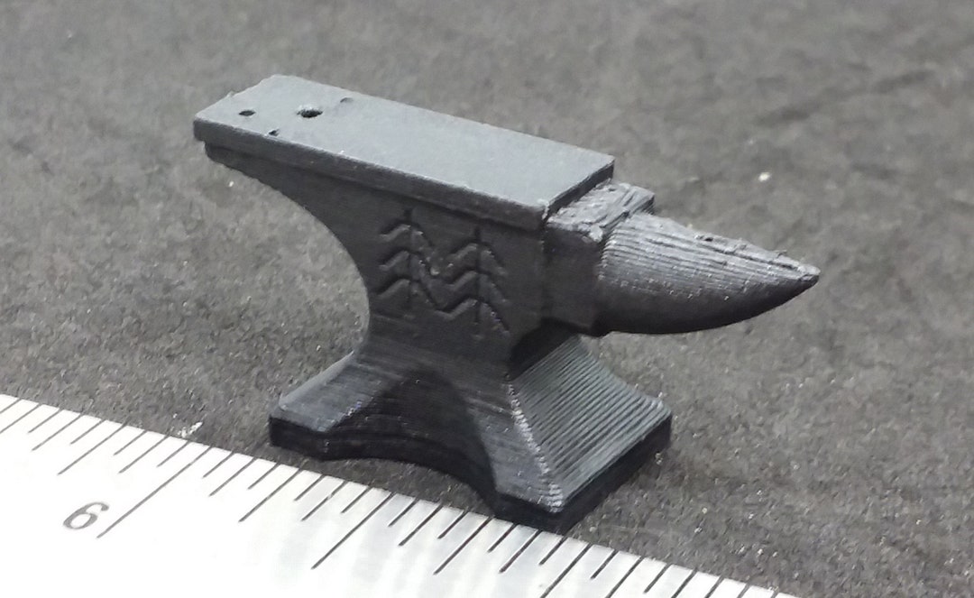 Anvil, DND, D&D, Scatter Terrain, Hand Painted, Miniature, Black Smith ...