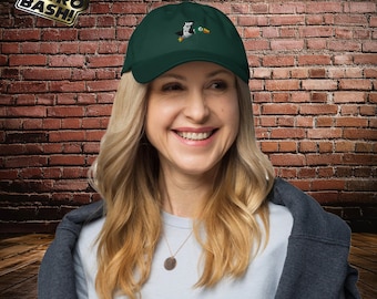 8-bit Duck Hat – Pixel Duck Hunt Embroidered Cap | Retro Gamer Dad Hat ...