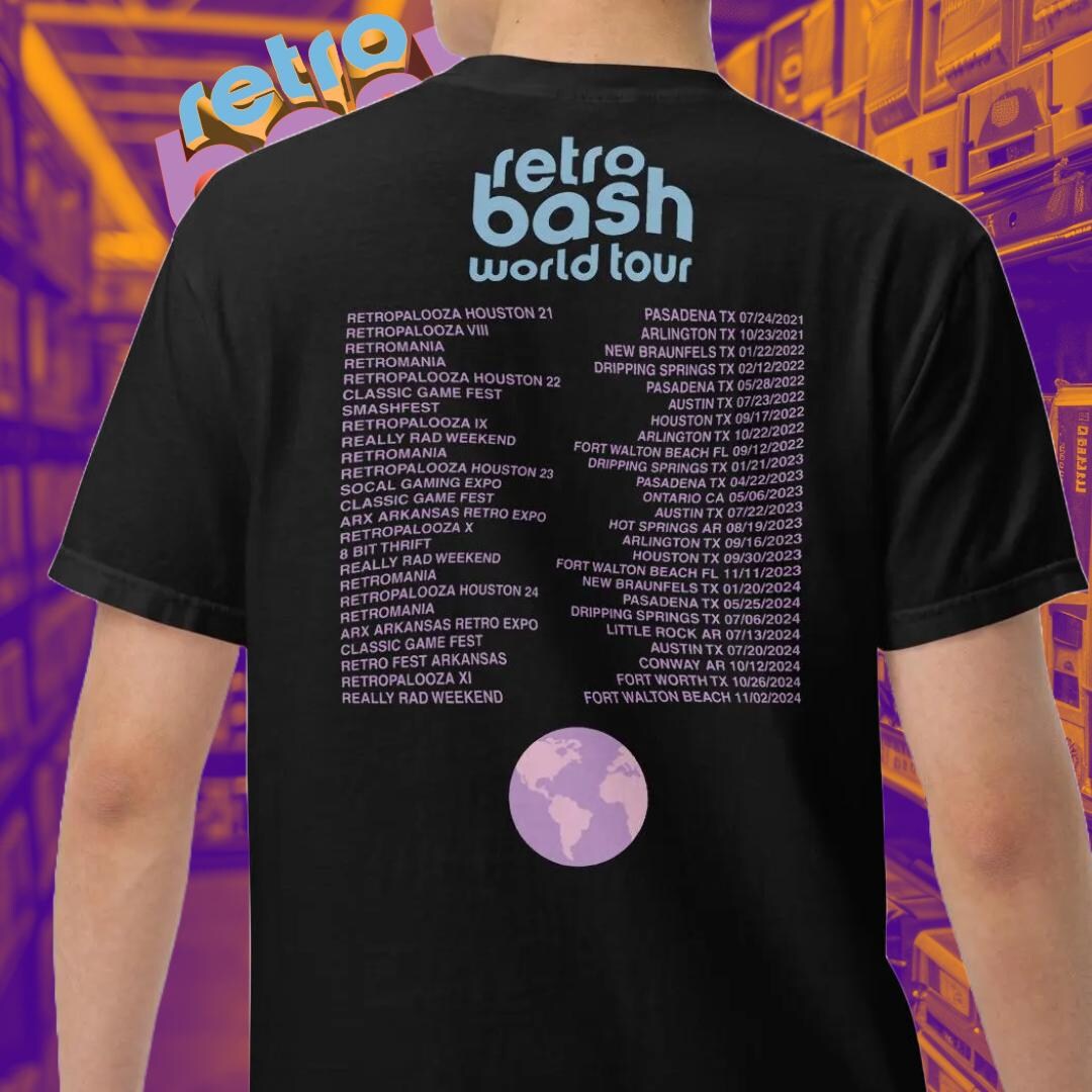 Retro Bash World Tour Street Team Shirt - Etsy