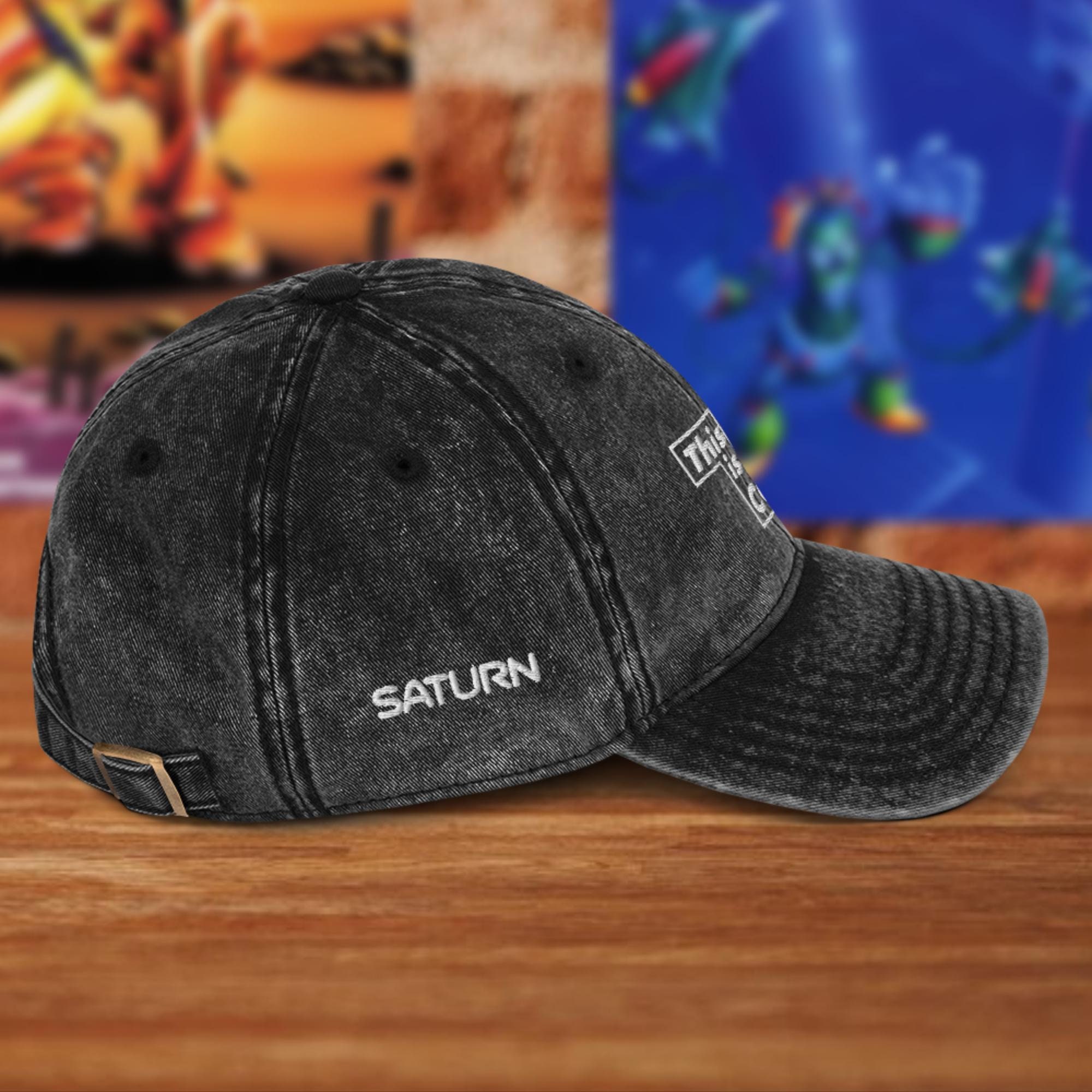 This is Cool Saturn Video Games Vintage Cotton Twill Cap - Etsy