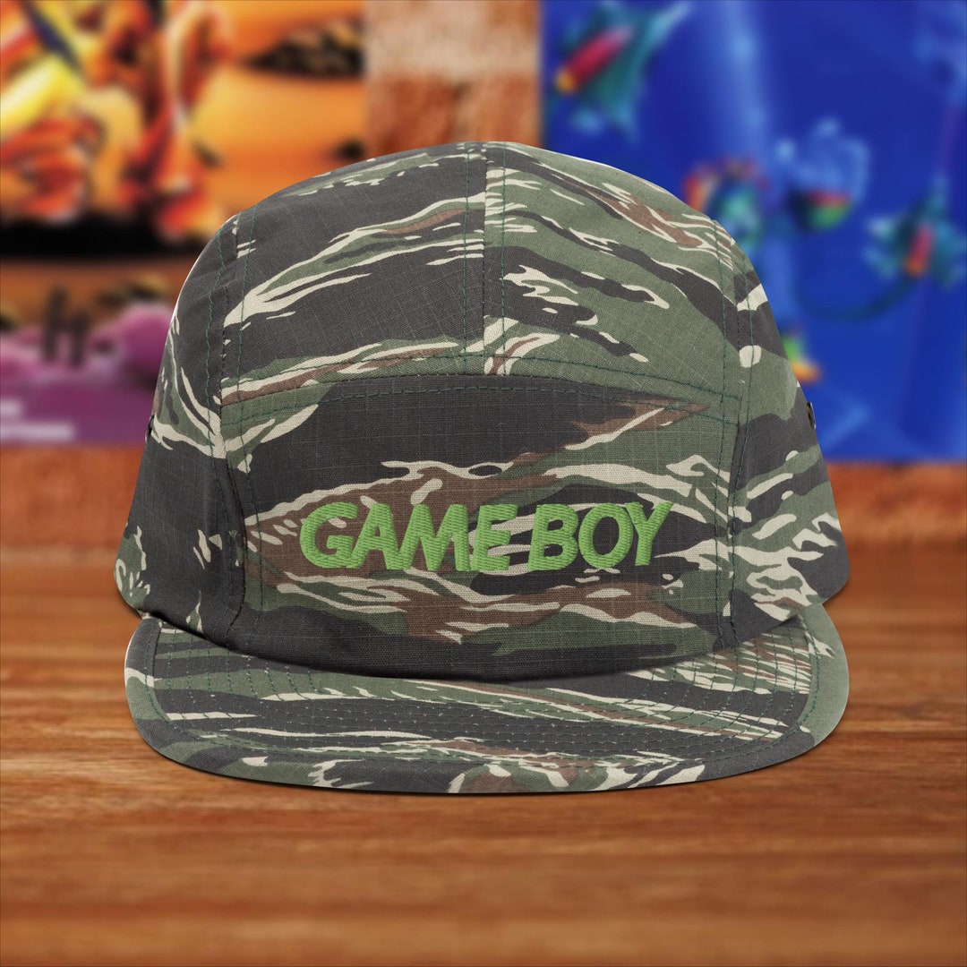 Game Boy Tiger Camo Y2k Five Panel Cap - Etsy