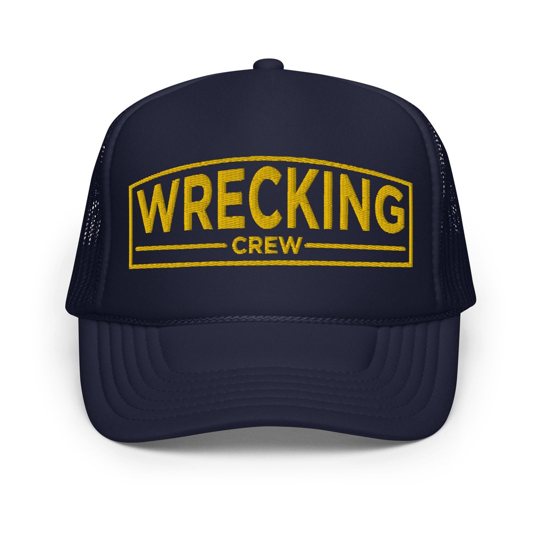 Wrecking Crew Spike Foam Trucker Hat - Etsy