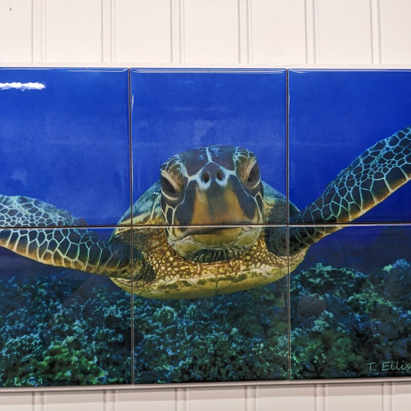 Turtle Mosaic Tile - Etsy