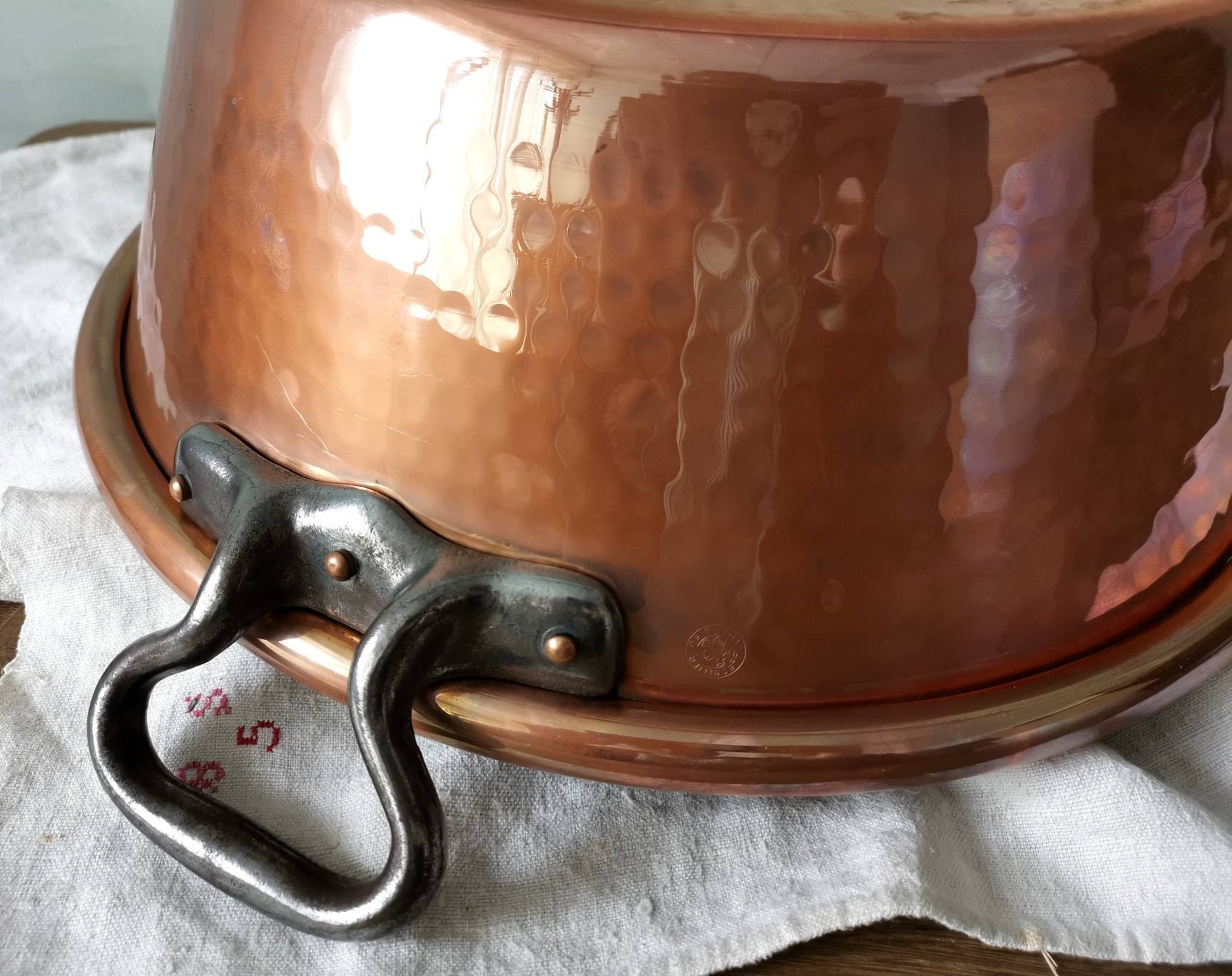 Extra Large Copper Jam Jelly Pan Diam 1575 40 Cm - Etsy