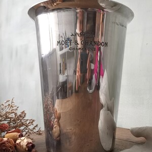 MOET & CHANDON Vintage Français Seau à Champagne En Métal, Seau à Glace ...