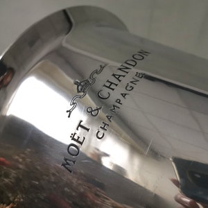 MOET & CHANDON Vintage Français Seau à Champagne En Métal, Seau à Glace ...