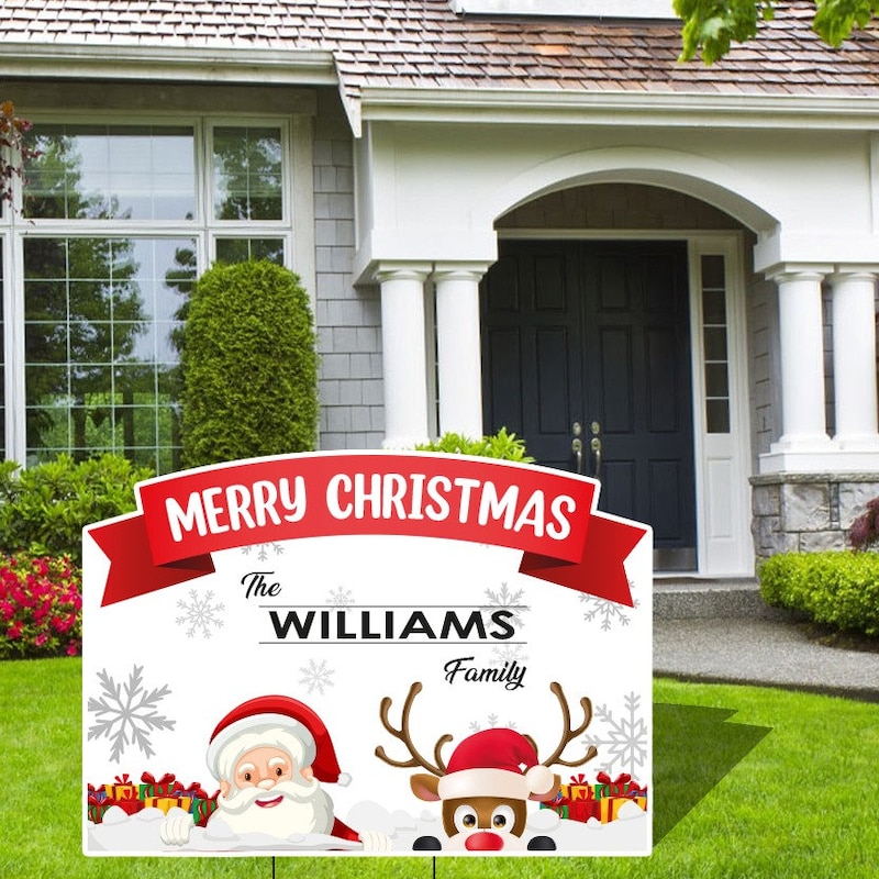Christmas Yard Sign - Etsy