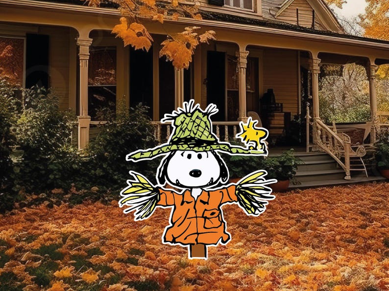 Let Snoopy Fill Your Garden With Smiles and Gratitude This Thanksgiving ...