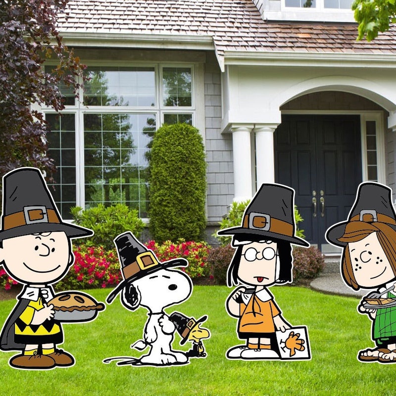 Peanuts Christmas Yard Art - Etsy
