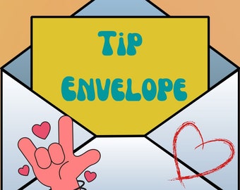 Tip Envelope - Etsy