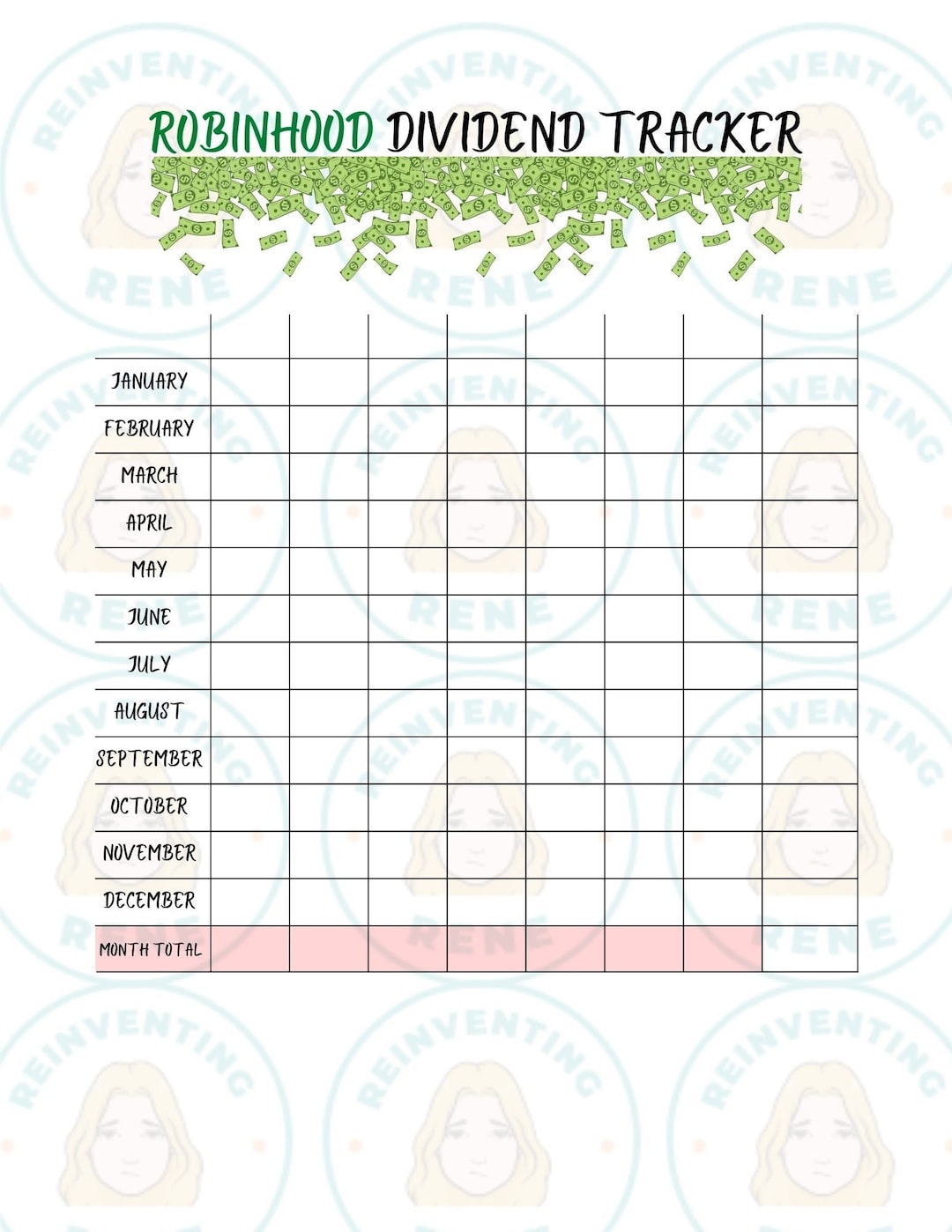 Investment Dividend Tracker **INSTANT DOWNLAD** - Etsy