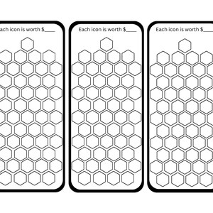 NINE Honeycomb Tracker Challenges **INSTANT DOWNLAD** - Etsy