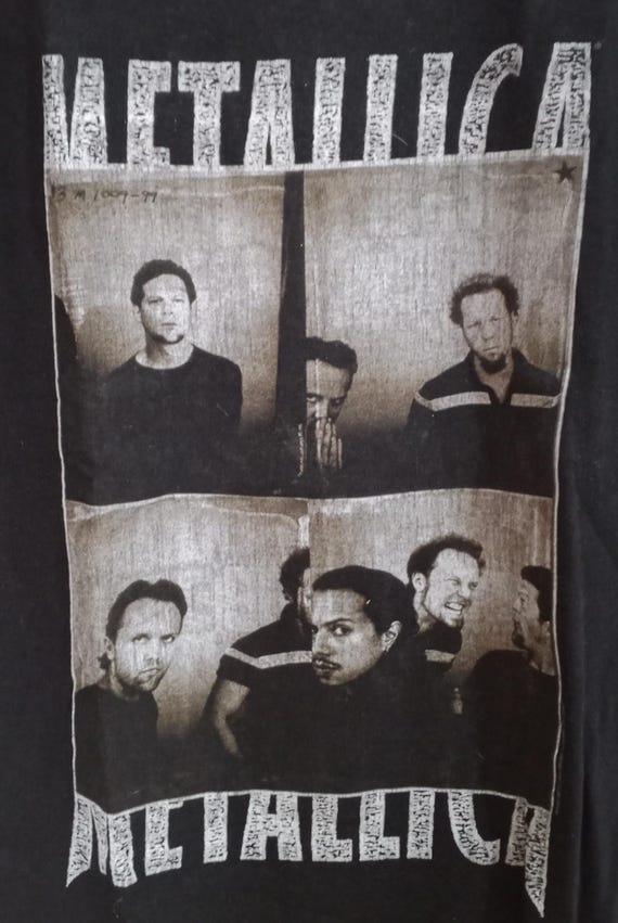 Vintage 90's METALLICA band tee 1992 Tour Concert T S… - Gem