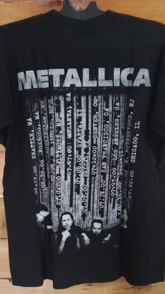 Vintage 90's METALLICA band tee 1992 Tour Concert T S… - Gem