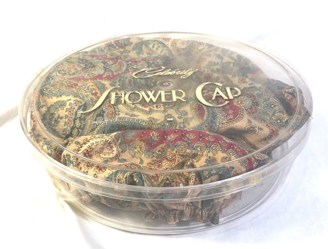 Vintage 1970s Celebrity Shower Cap With Original Case - Etsy