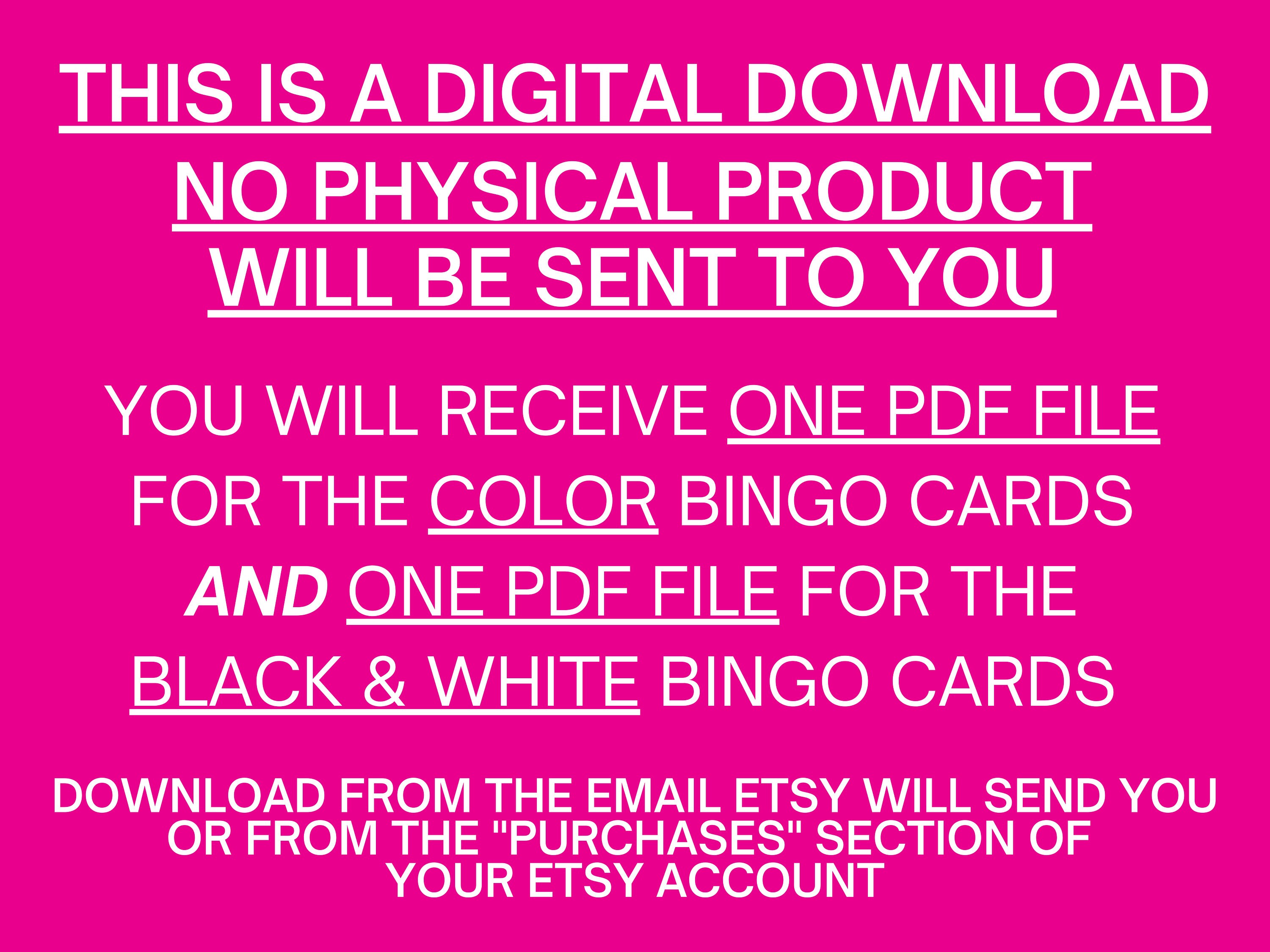 Summer Beach Bingo Printable Party Game Cards Activities for Kids, 25 ...
