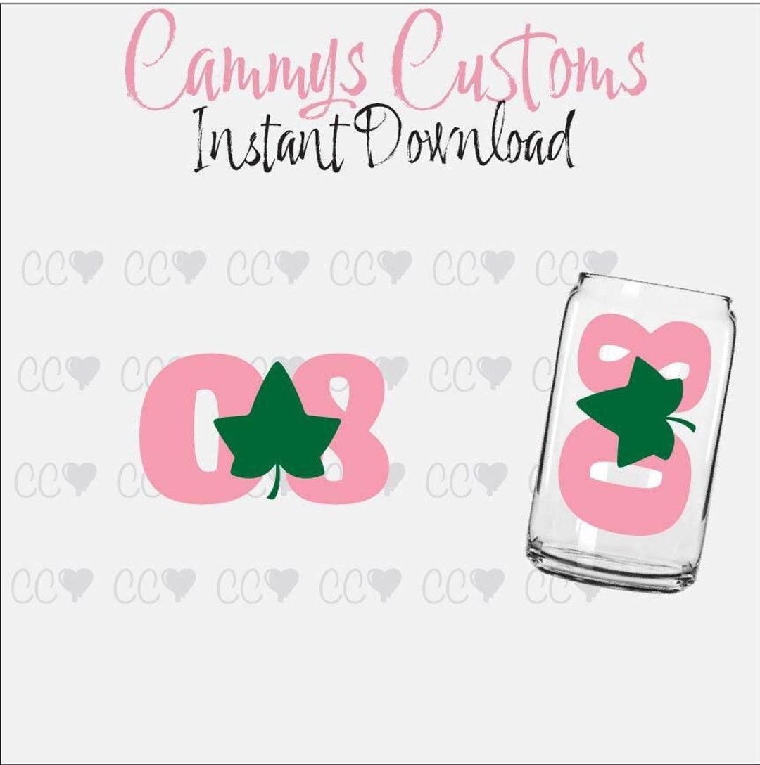 08 SVG | Alpha SVG | Instant Download | Pink and Green Svg | 08 Libbey ...