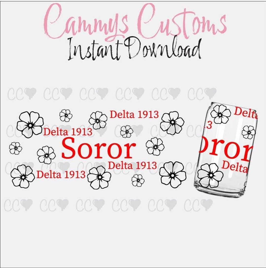 Delta SVG | 1913 SVG | Instant Download | Crimson and Cream Svg ...