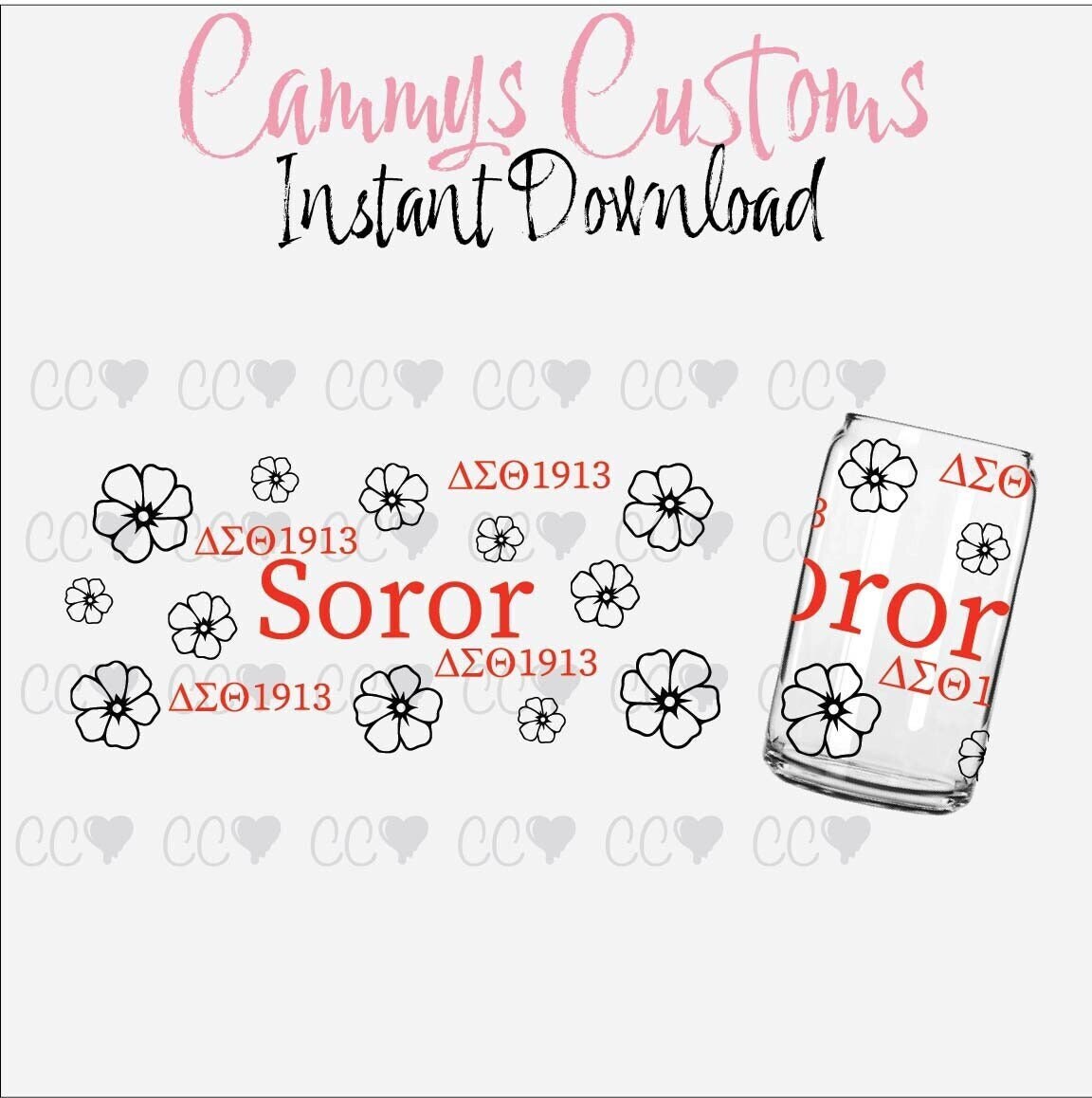 Delta SVG Delta Sigma Theta SVG Instant Download Crimson and Cream Svg ...