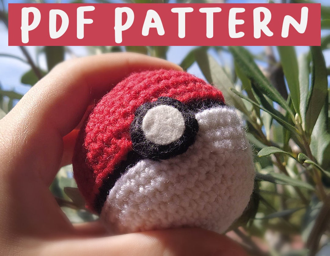 Crochet Pattern: Pokeball Amigurumi - Etsy
