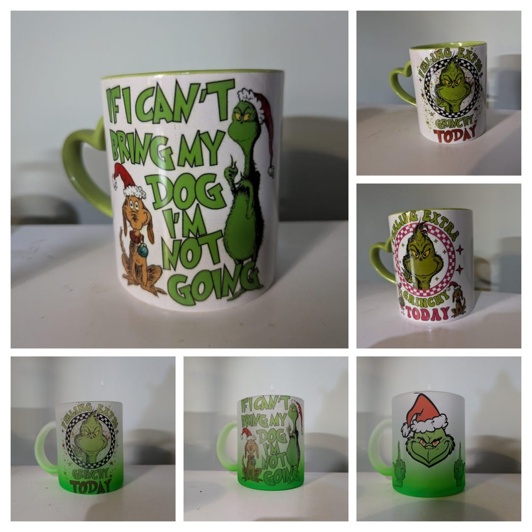 Grinch Christmas Mugs - Etsy