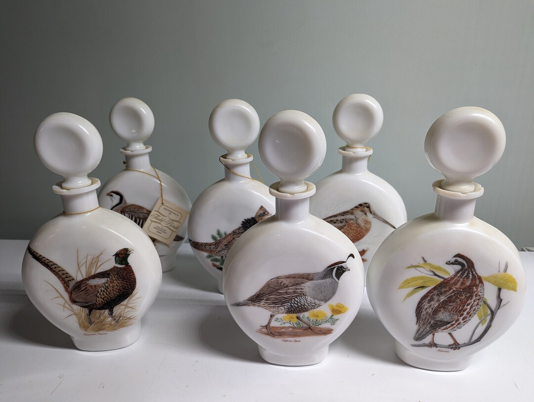 Vintage Field Bird Decanters - Etsy