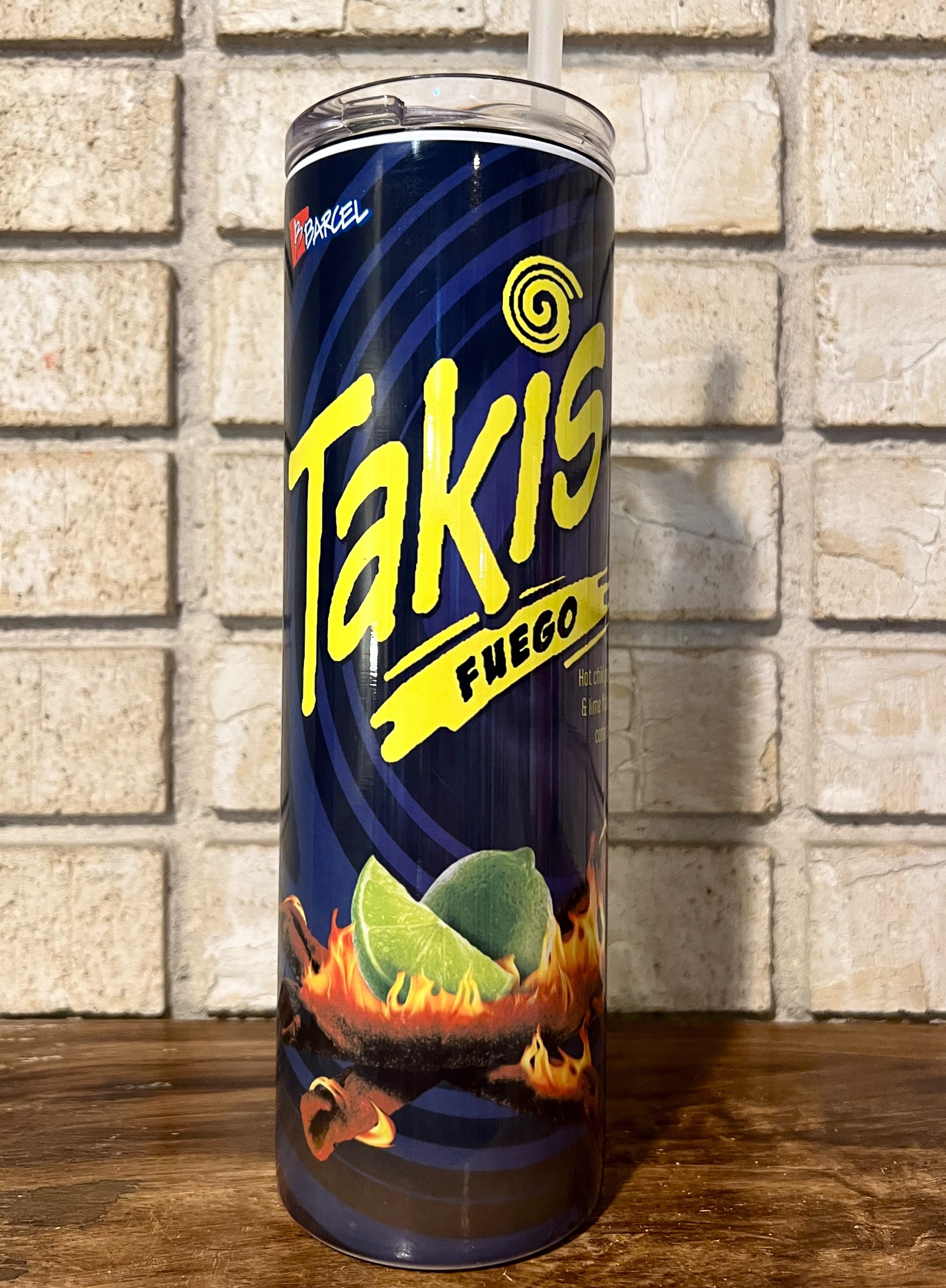 Personalized Taki Chip Tumbler Inspired Purple Bag Fuego Fire - Etsy