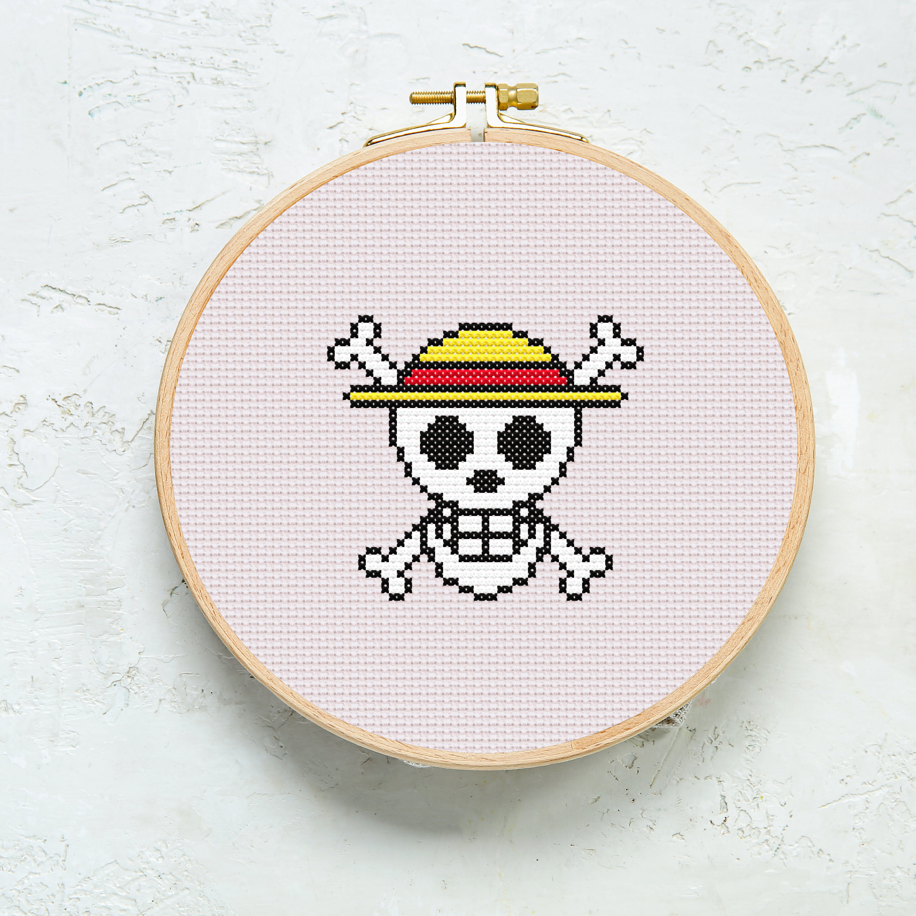One Piece Cross Stitch Pattern for Beginners. Anime Easy Cross Stitch ...