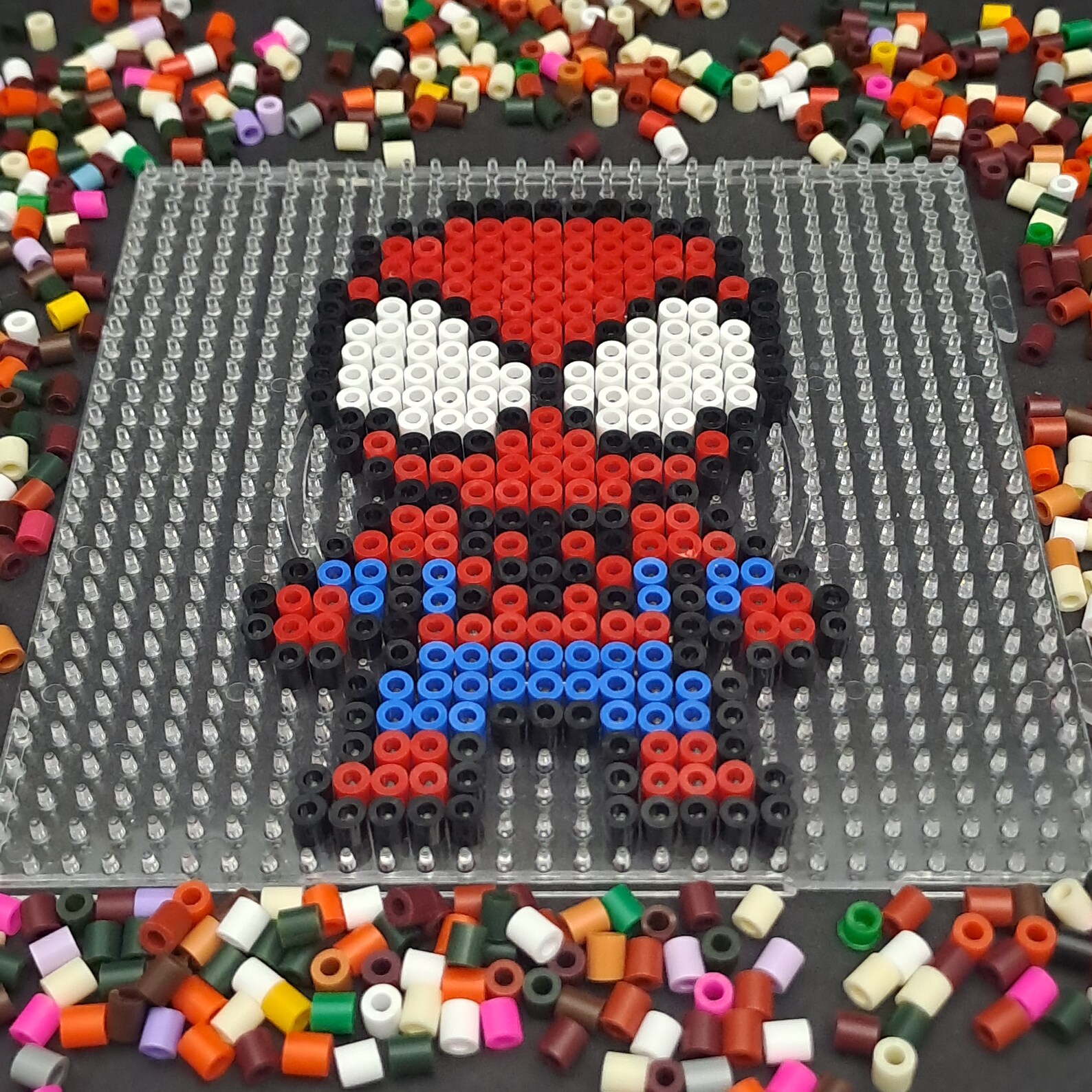 Spider-man Perler Beads Template. - Etsy