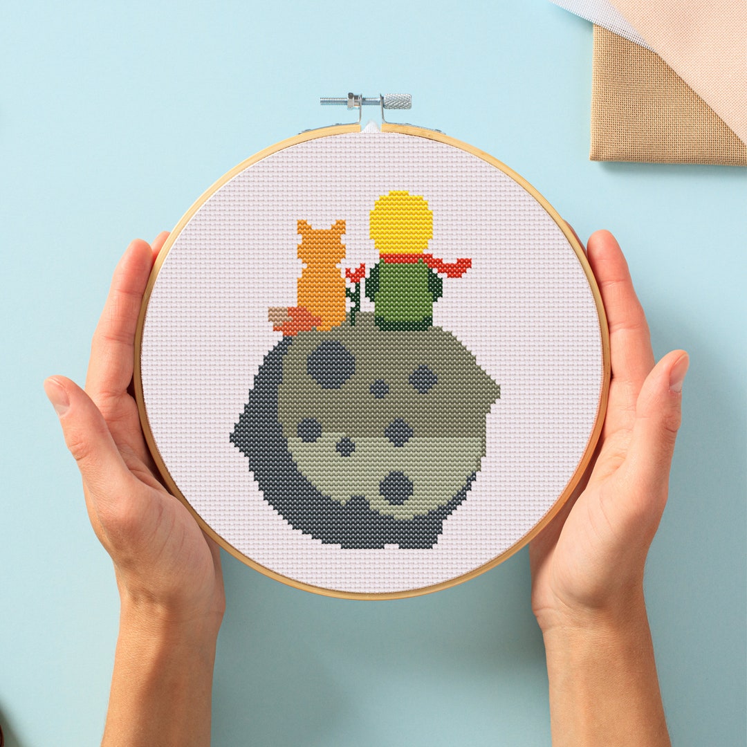 The Little Prince Cross Stitch Pattern for Beginners. Easy Cross Stitch ...