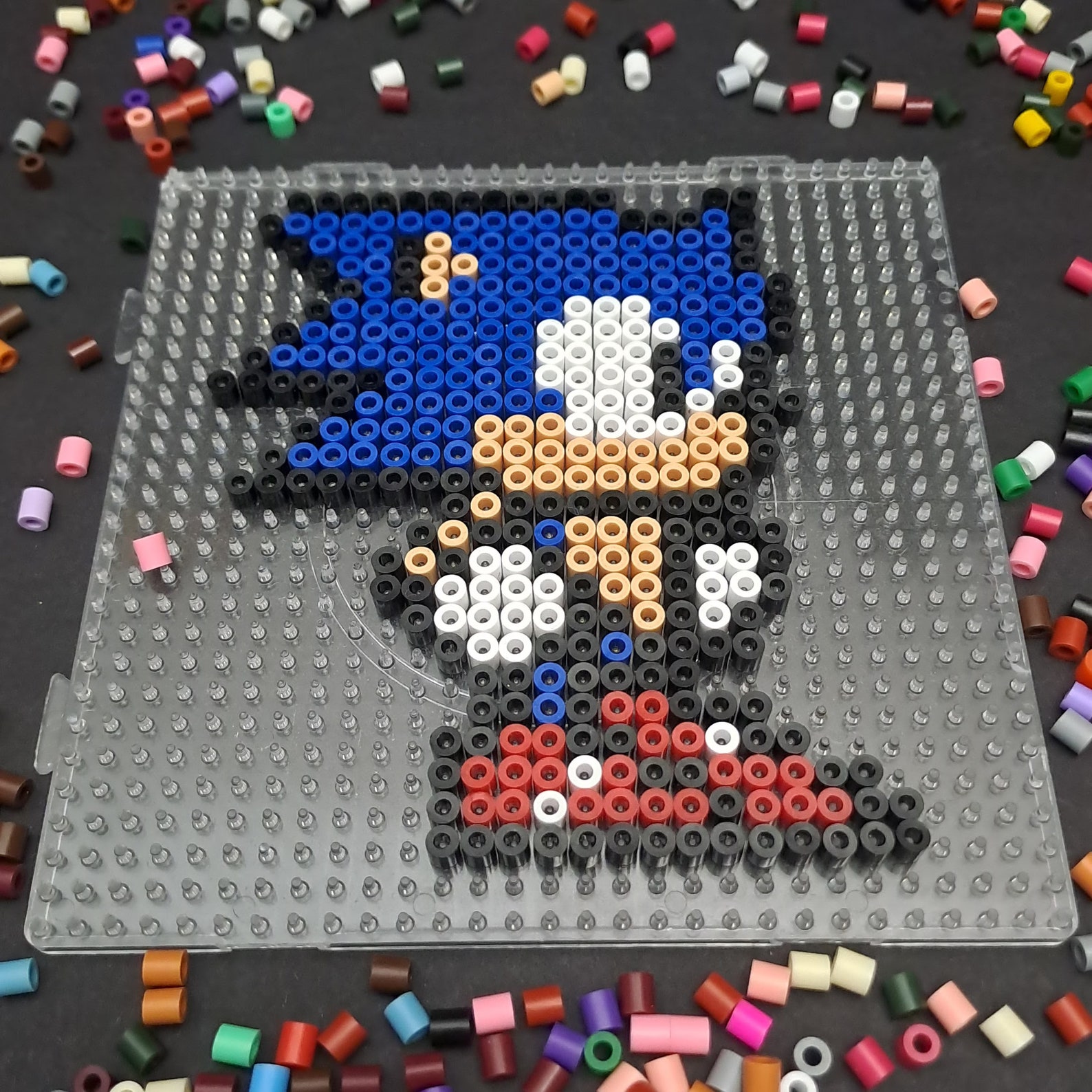 Sonic Perler Beads Template. - Etsy