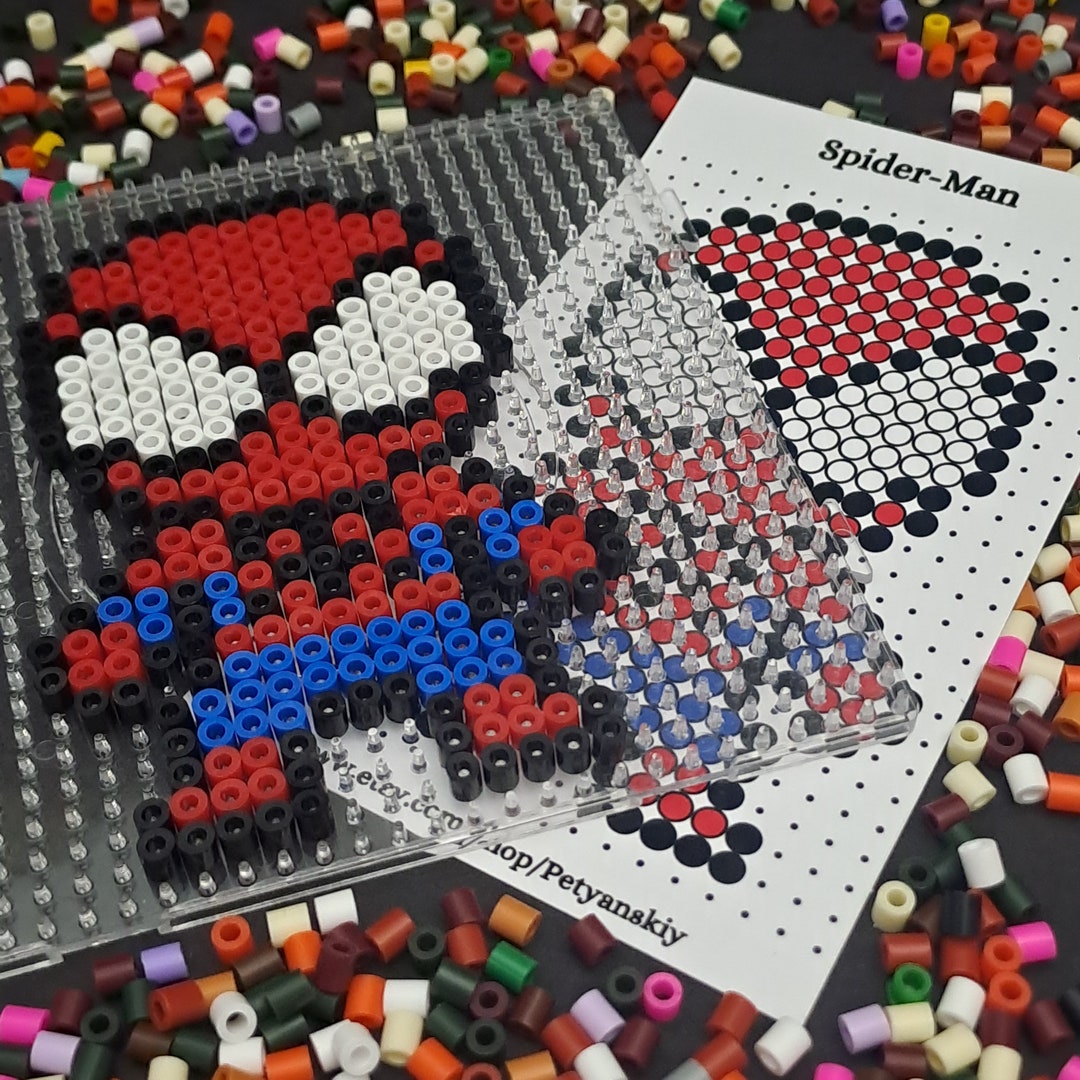 Spider-man Perler Bead DIY Kit - Etsy