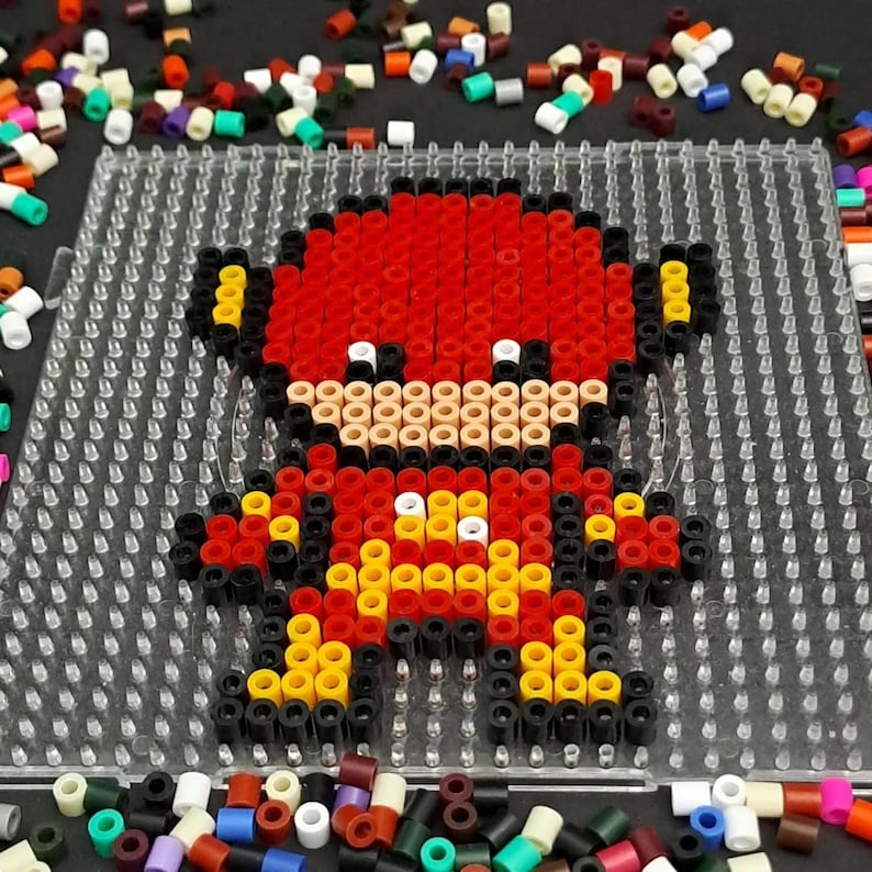 Flash Perler Bead Pattern. Template Pixel Art Hama Beads Fuse Beads ...